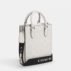 Coach | Bags | New Coach Cp1 Signature Logo Mini North South Web ...